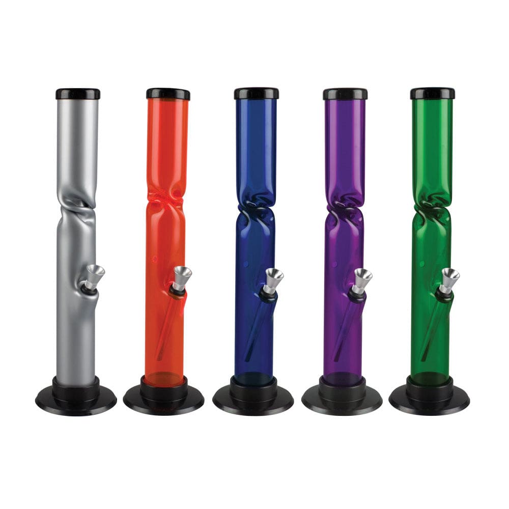 Buy Acrylic Straight Water Pipe w/ Ice Catch | Haze Smoke Shop USA 2025