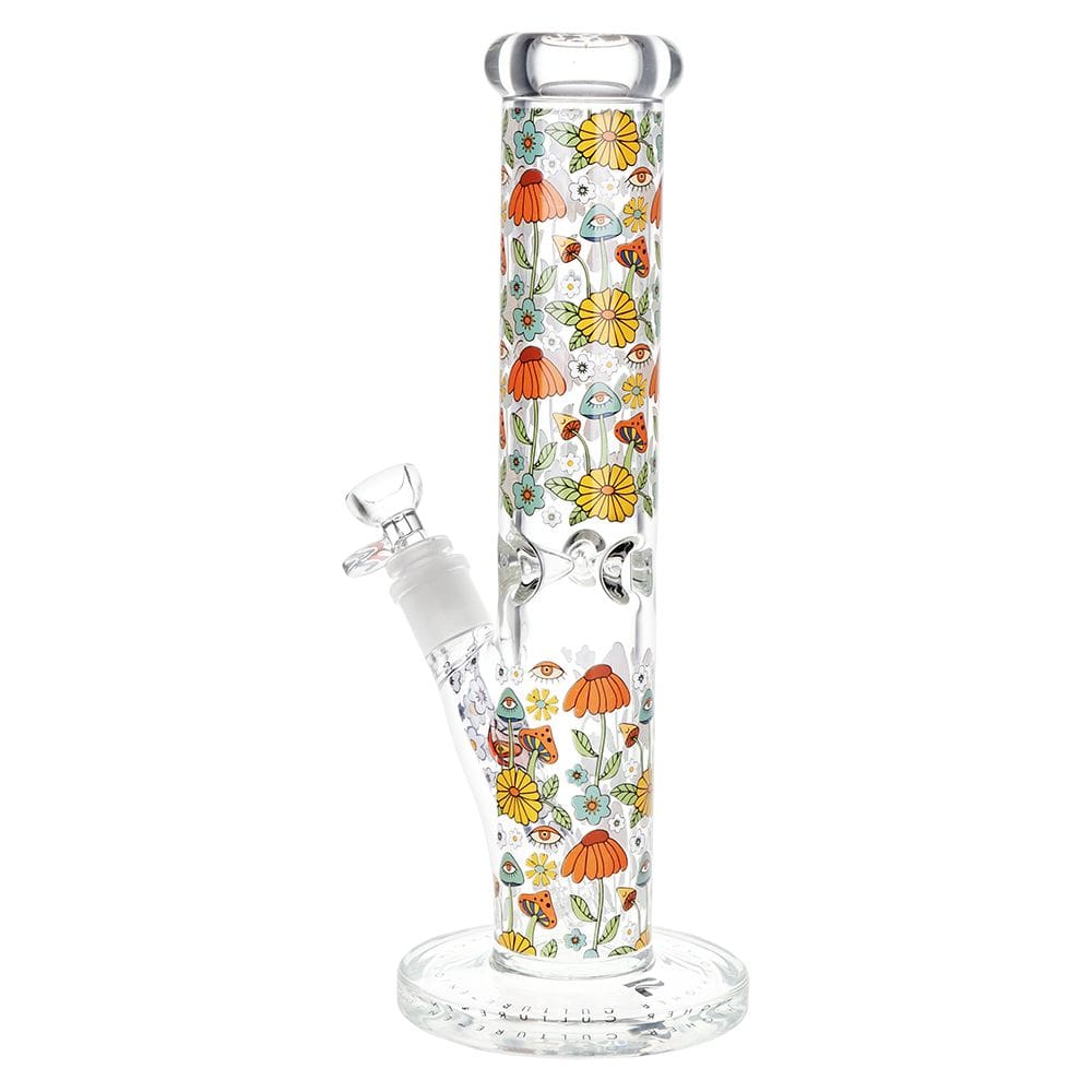 Buy Pulsar Design Series Straight Tube Glass Water Pipe - Flower Vision ...